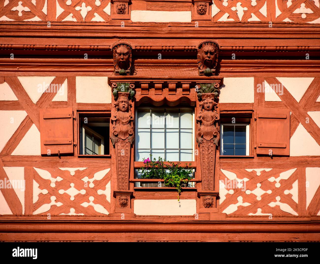 Germany, Bavaria, Dinkelsbühl, the Hotel Deutsches Haus, a patrician ...