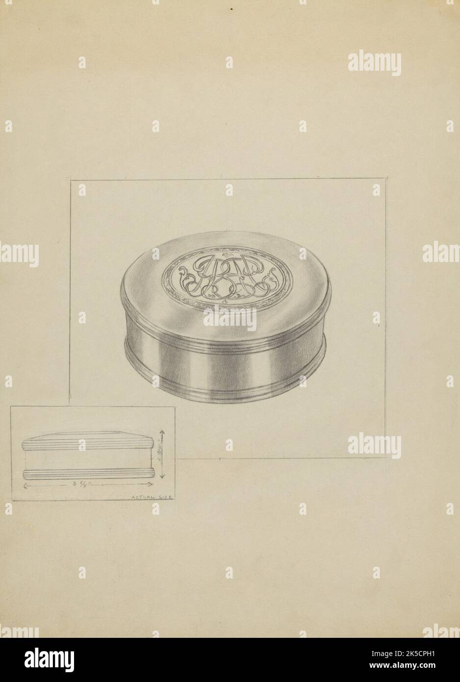 Silver Box, c. 1936 Stock Photo - Alamy
