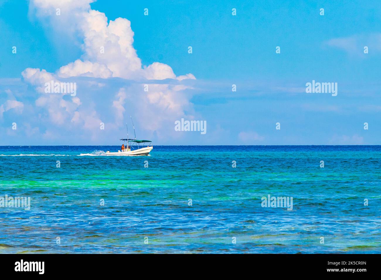 Boat yacht ship ferry jetty pier and harbor at the tropical mexican ...
