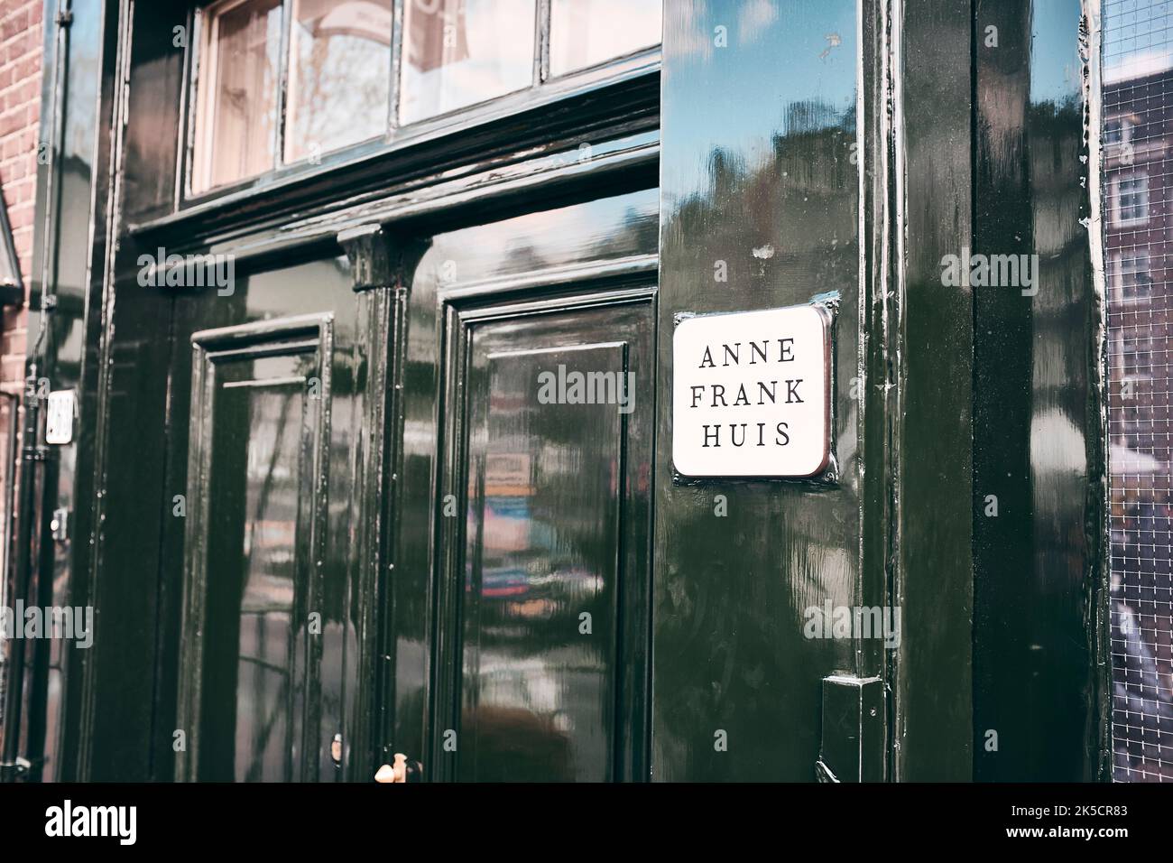 A beautiful shot of the Anne Frank House in Amsterdam, Netherlands ...