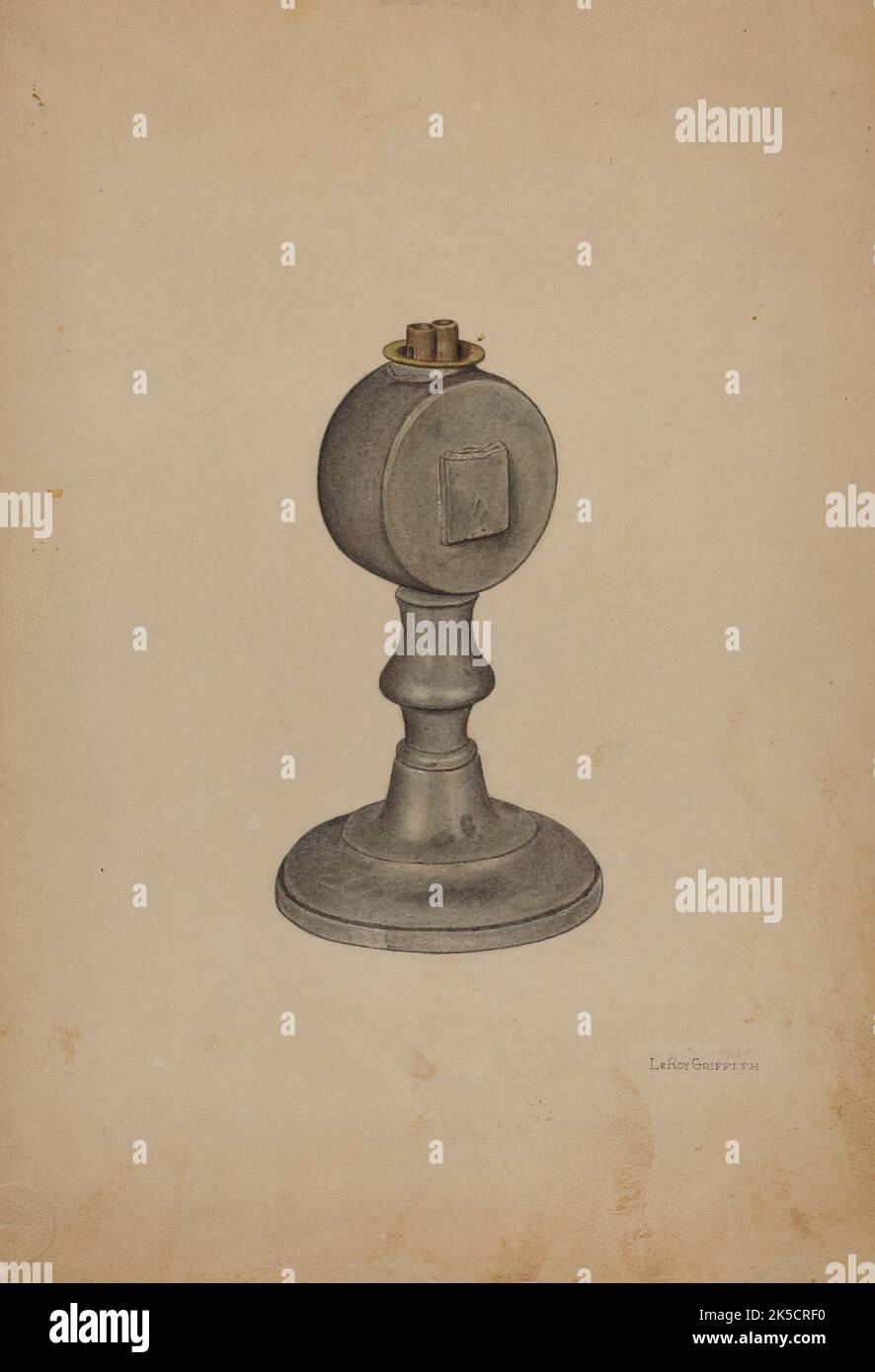 Camphor Lamp, c. 1940 Stock Photo - Alamy