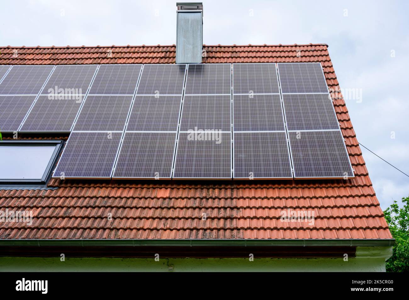 Photovoltaic system, on a residential building Stock Photo - Alamy