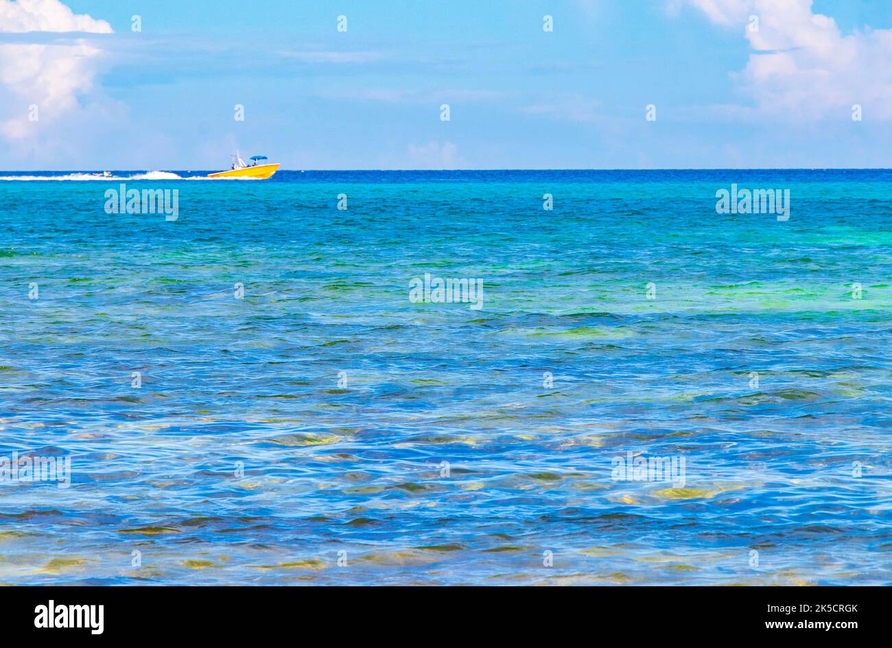 Boat yacht ship ferry jetty pier and harbor at the tropical mexican ...