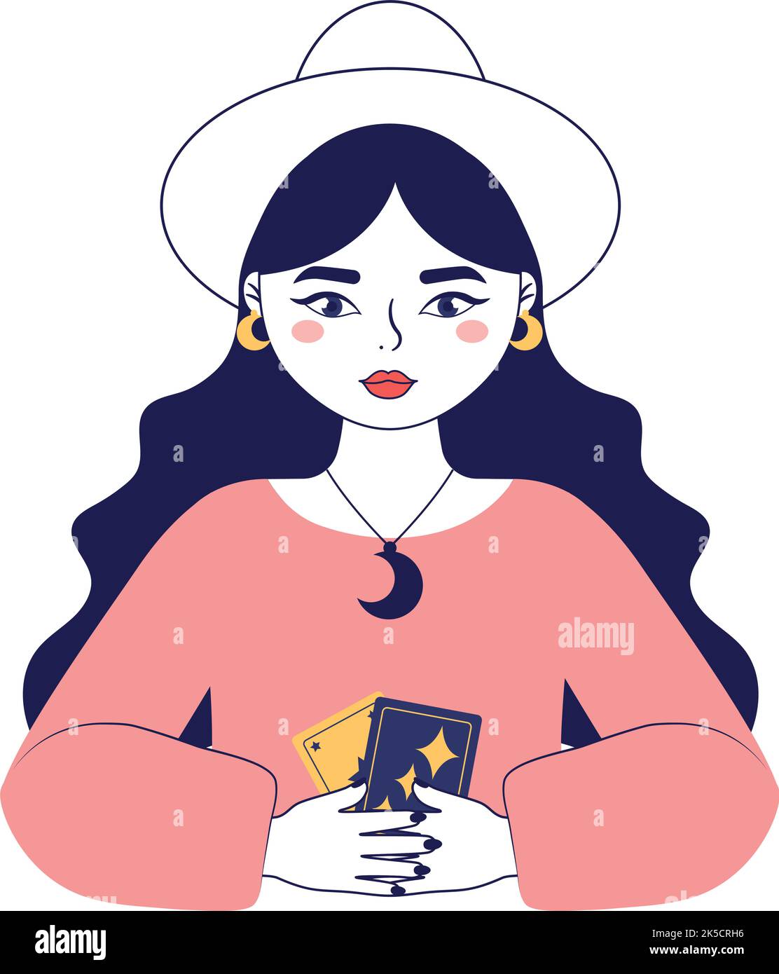 fortune seer lady Stock Vector Image & Art - Alamy