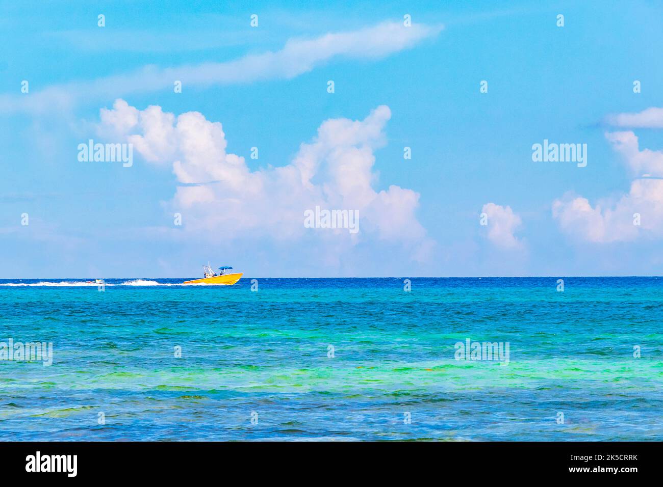 Boat yacht ship ferry jetty pier and harbor at the tropical mexican ...