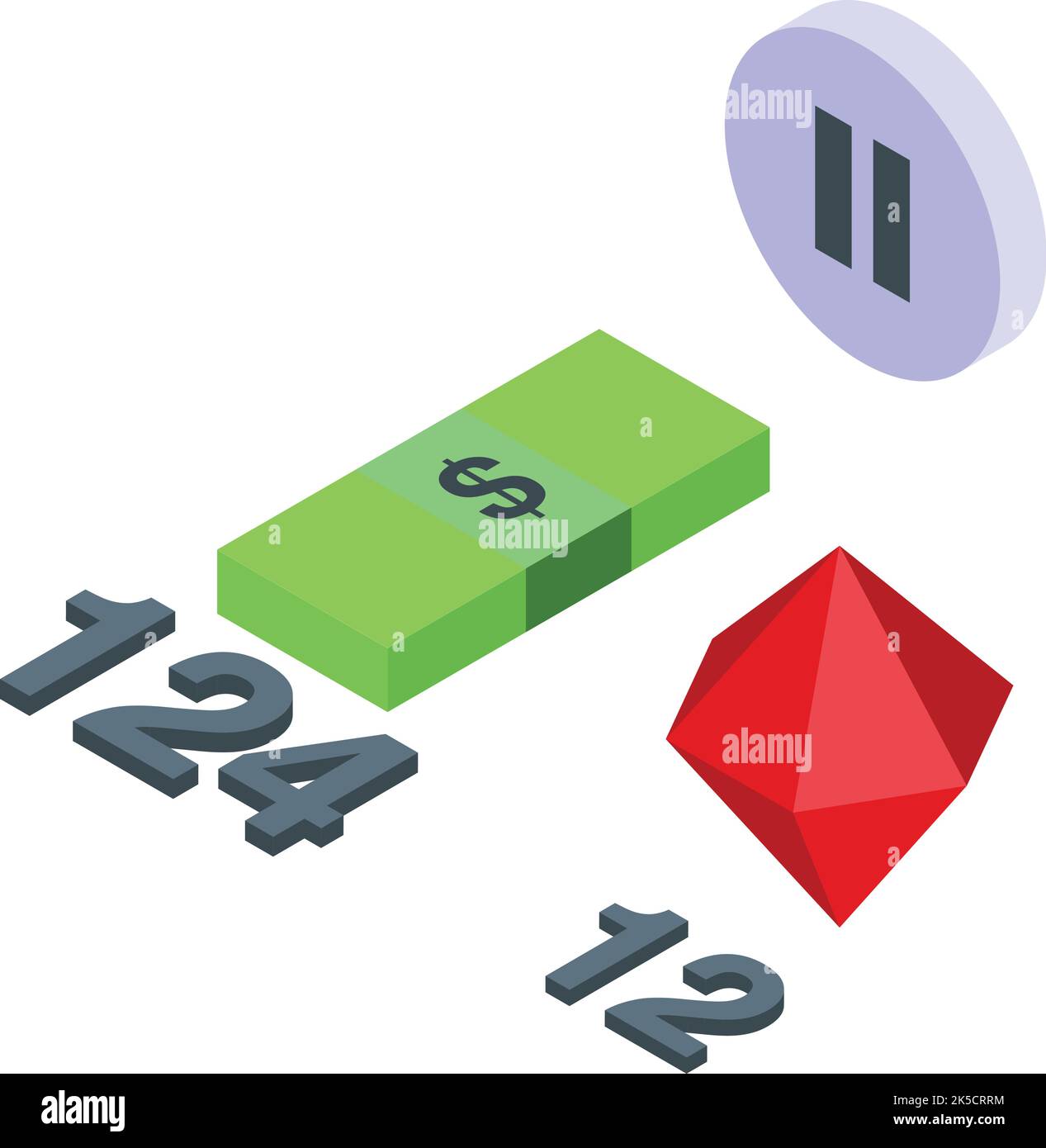 Game icon isometric vector. Arcade machine. Mobile slot Stock Vector ...