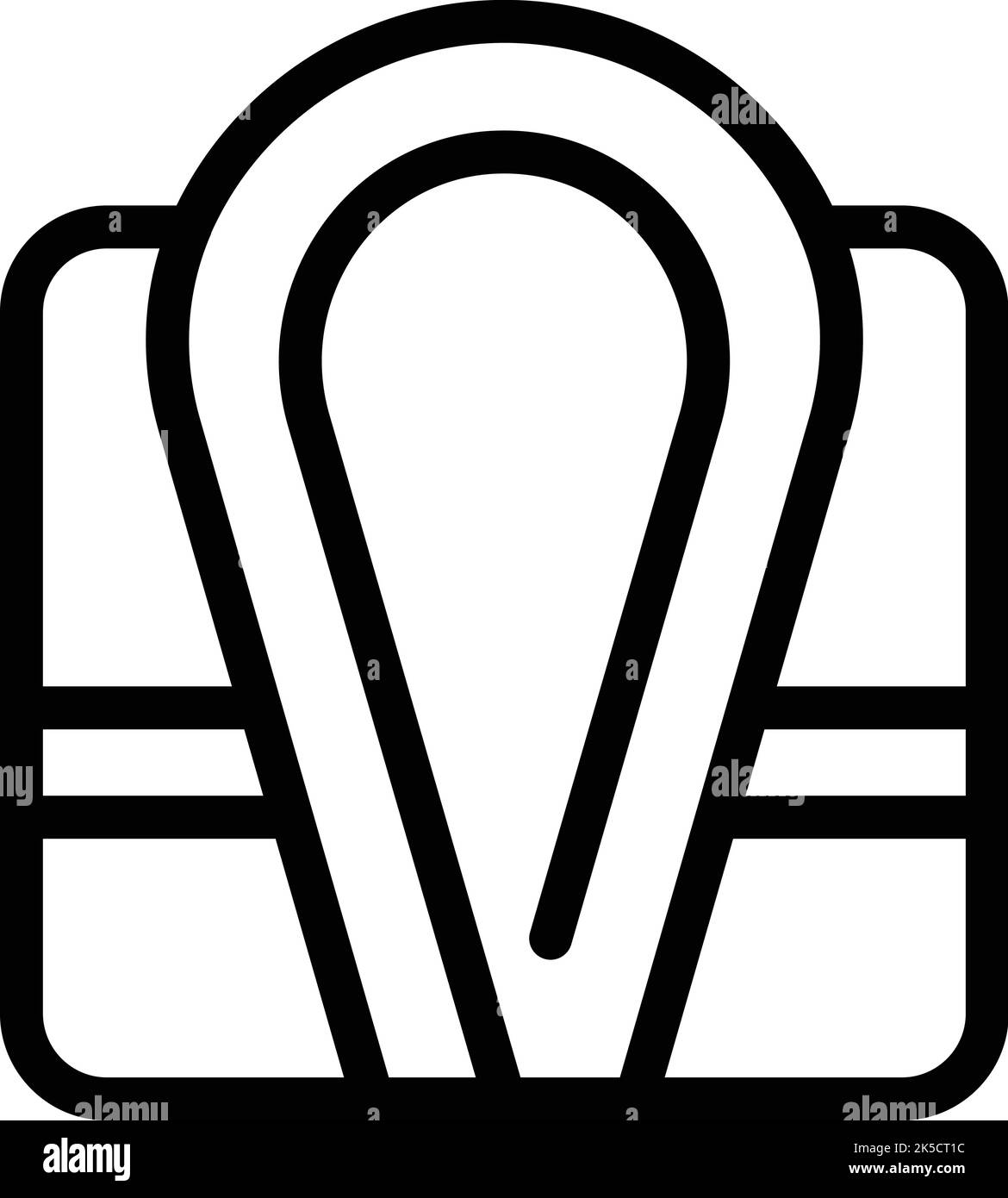 Fabric washcloth icon outline Cut Out Stock Images & Pictures - Alamy