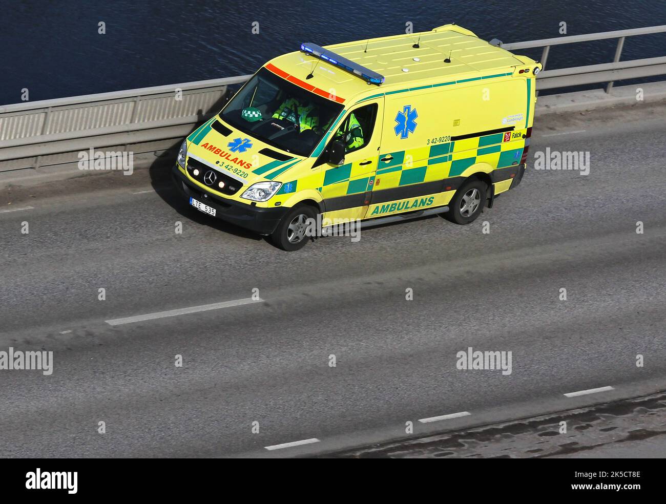 An ambulance on call, Linköping, Sweden Stock Photo - Alamy