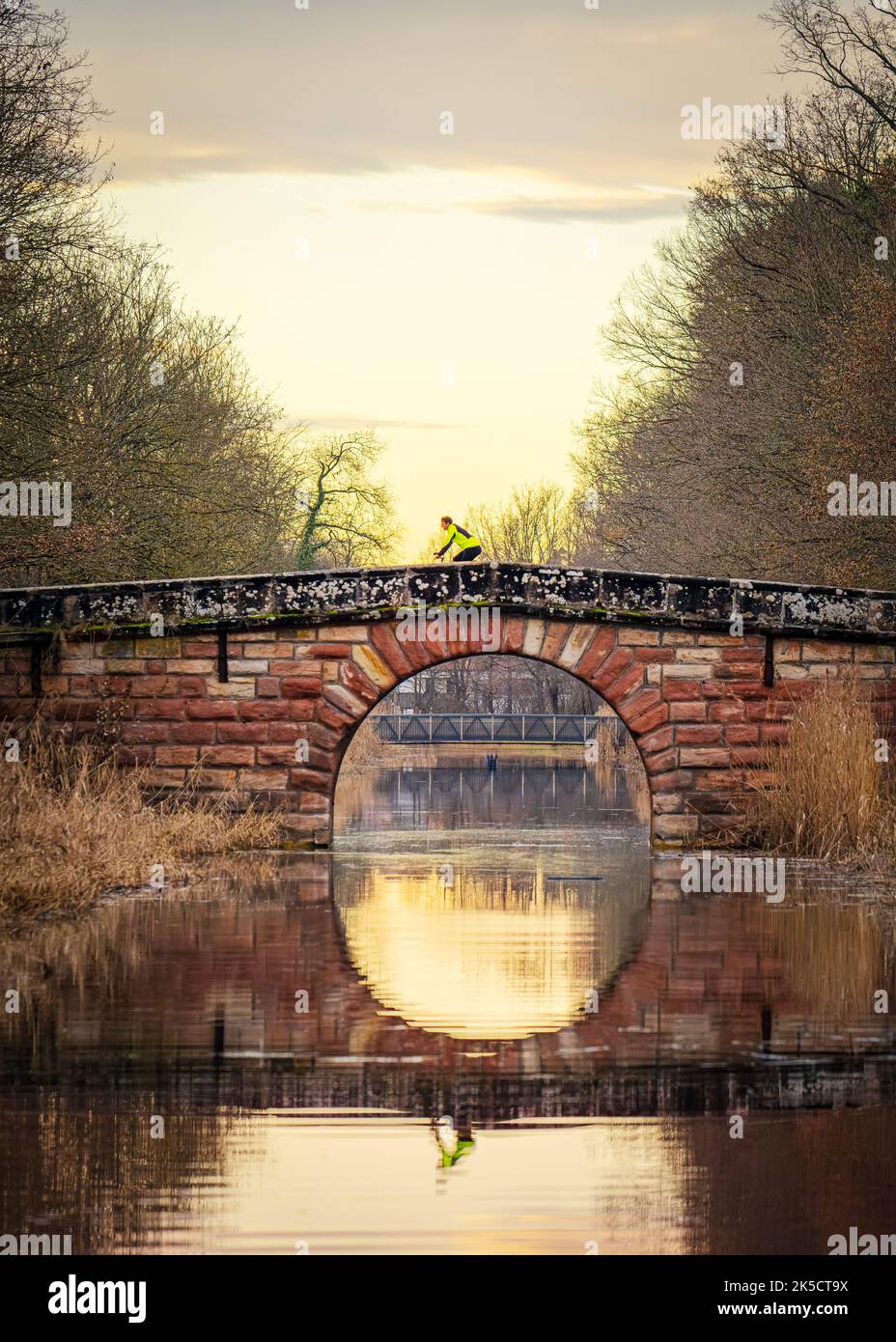 Ludwig danube main canal or also king ludwig canal hi-res stock ...
