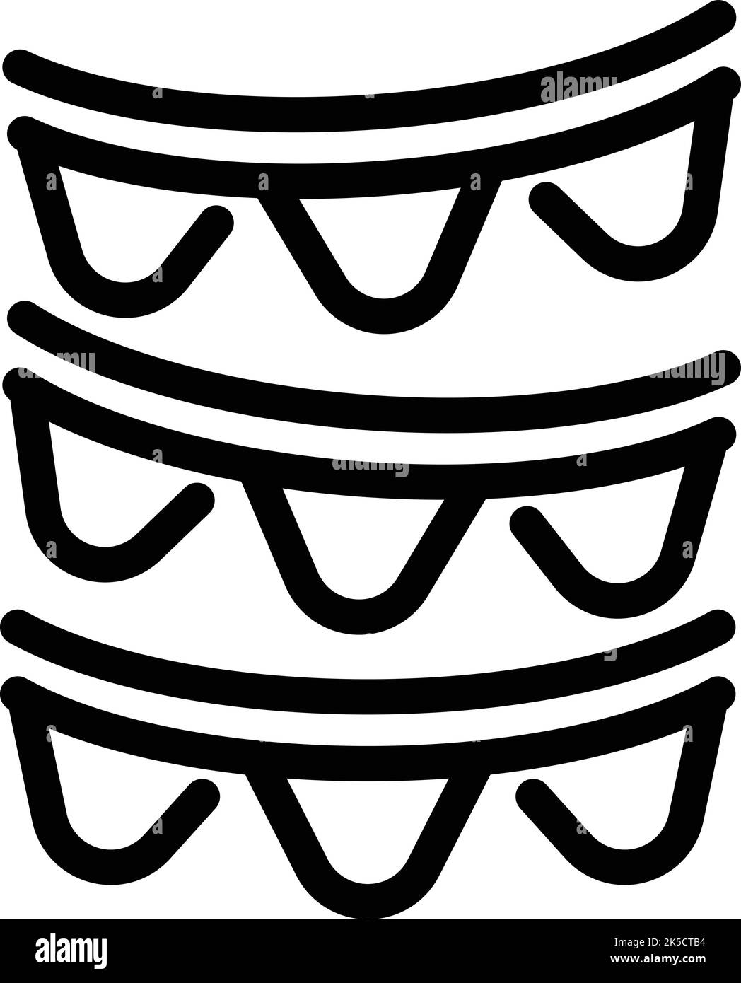 Group cake pop icon outline vector. Candy chocolate. Cute sweet Stock ...