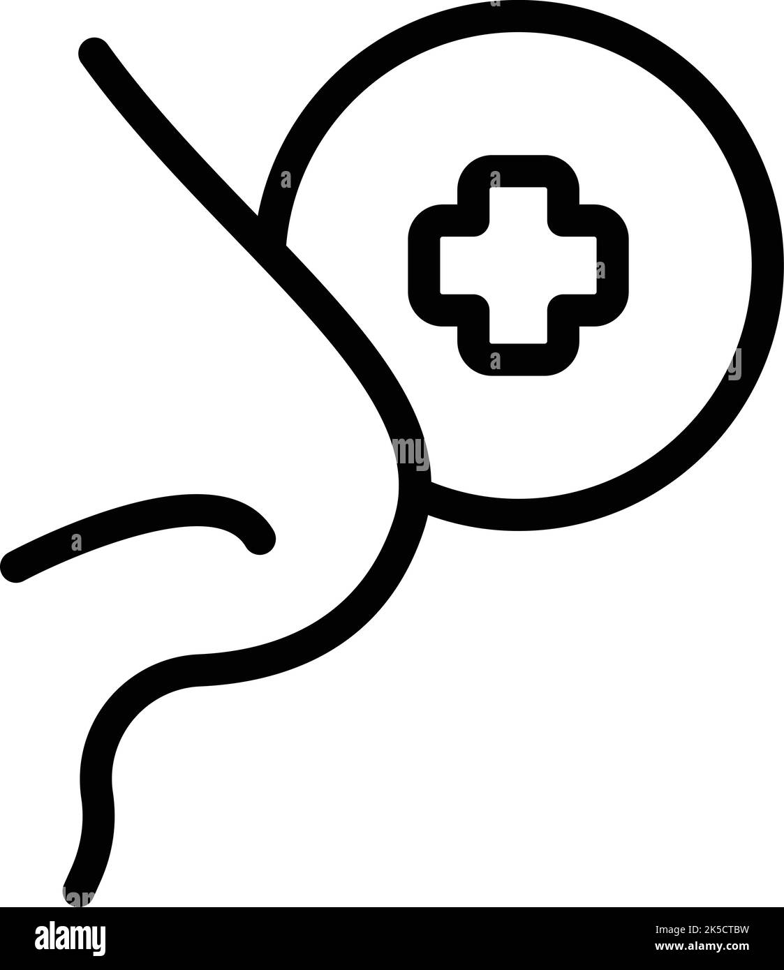 Skin nose care icon outline vector. Clinic health. Dry disease Stock ...