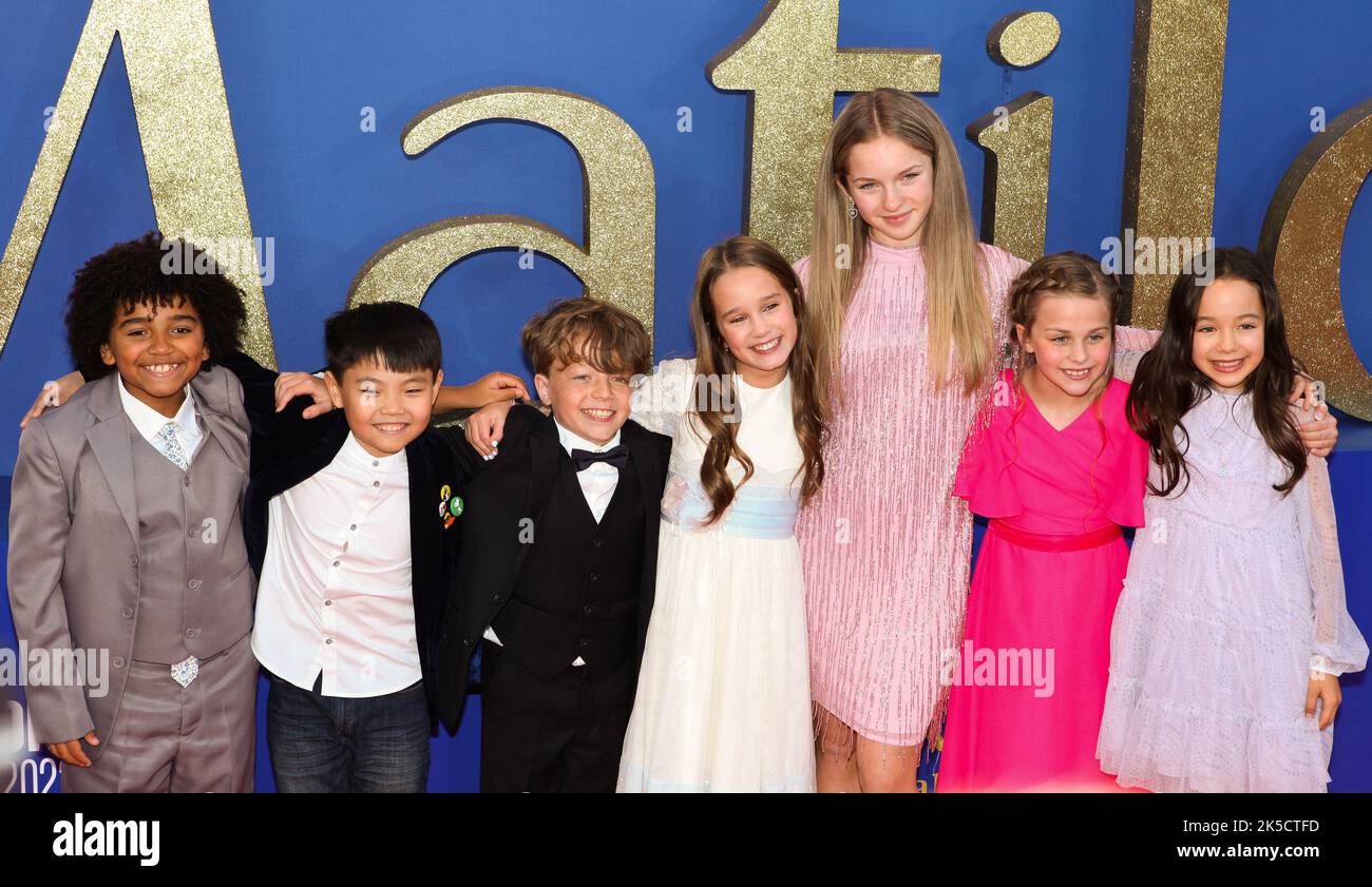 London, UK. Alisha Weir at ÔMatilda The MusicalÕ premiere. Royal ...