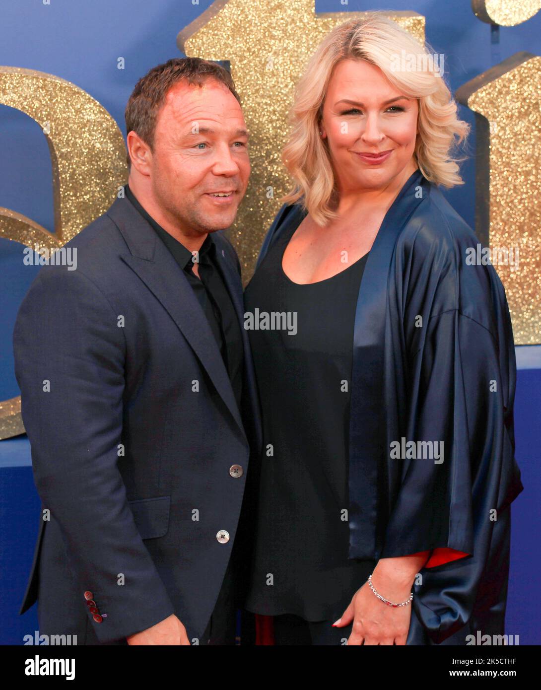 London, UK. Stephen Graham and Hannah Walters at ÔMatilda The MusicalÕ ...