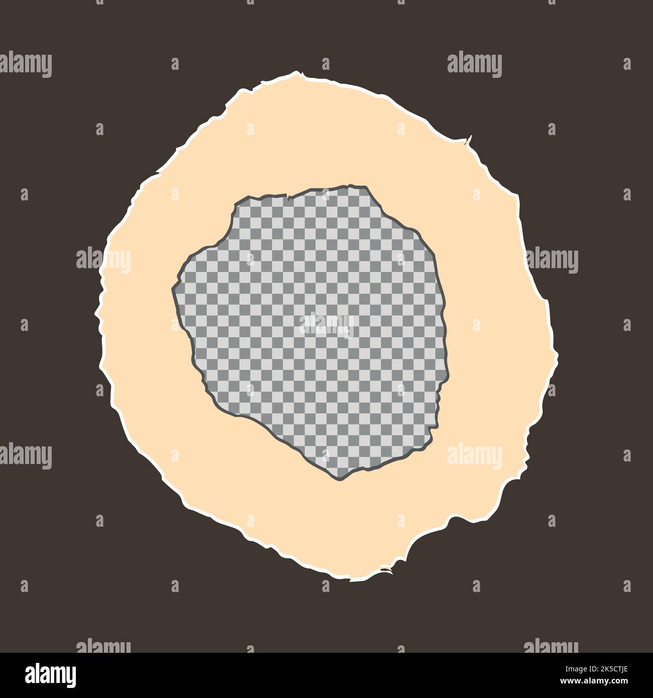 Tore off a piece of colored paper. Vector paper design template. Vector ...