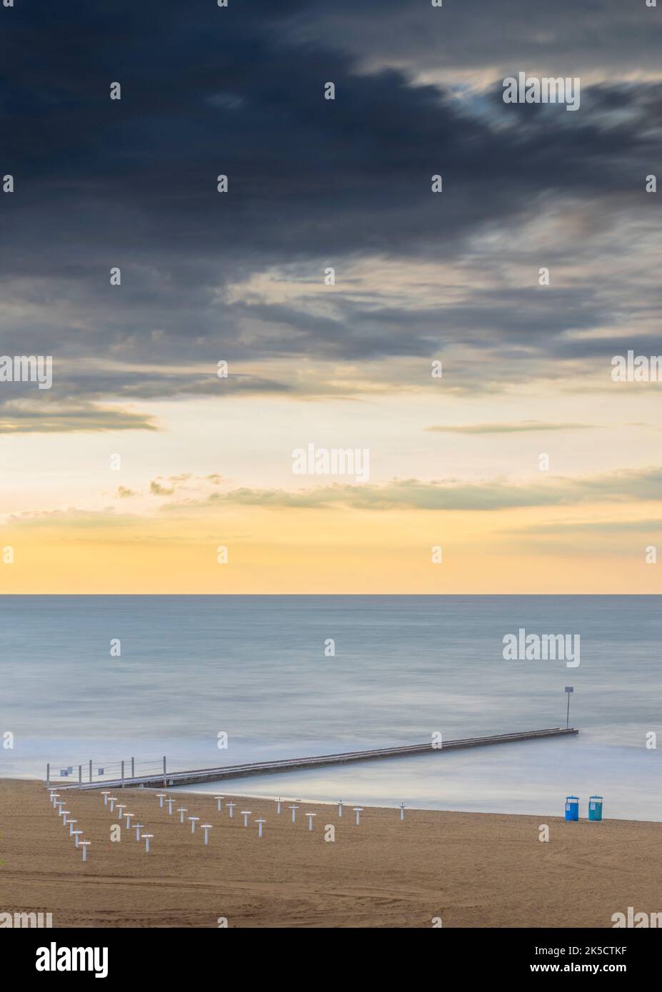 Beach landscape Italy Stock Photo - Alamy