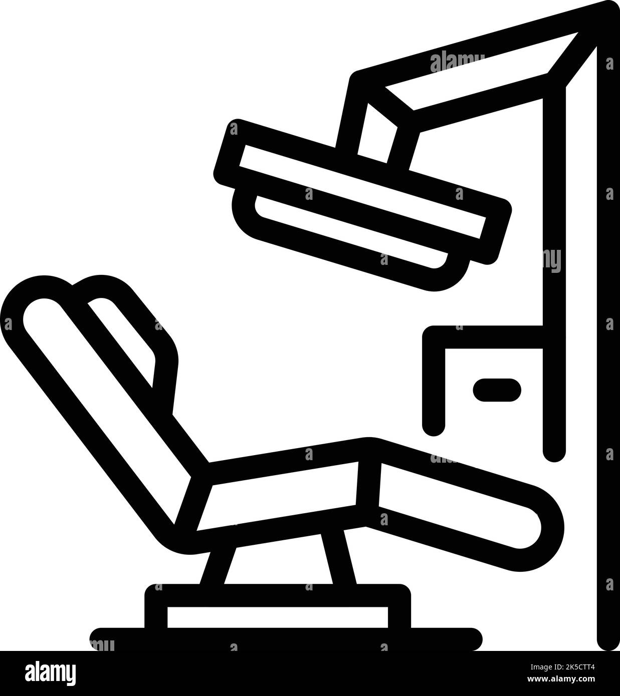 Dermatologist chair icon outline vector. Doctor skin. Cancer health ...