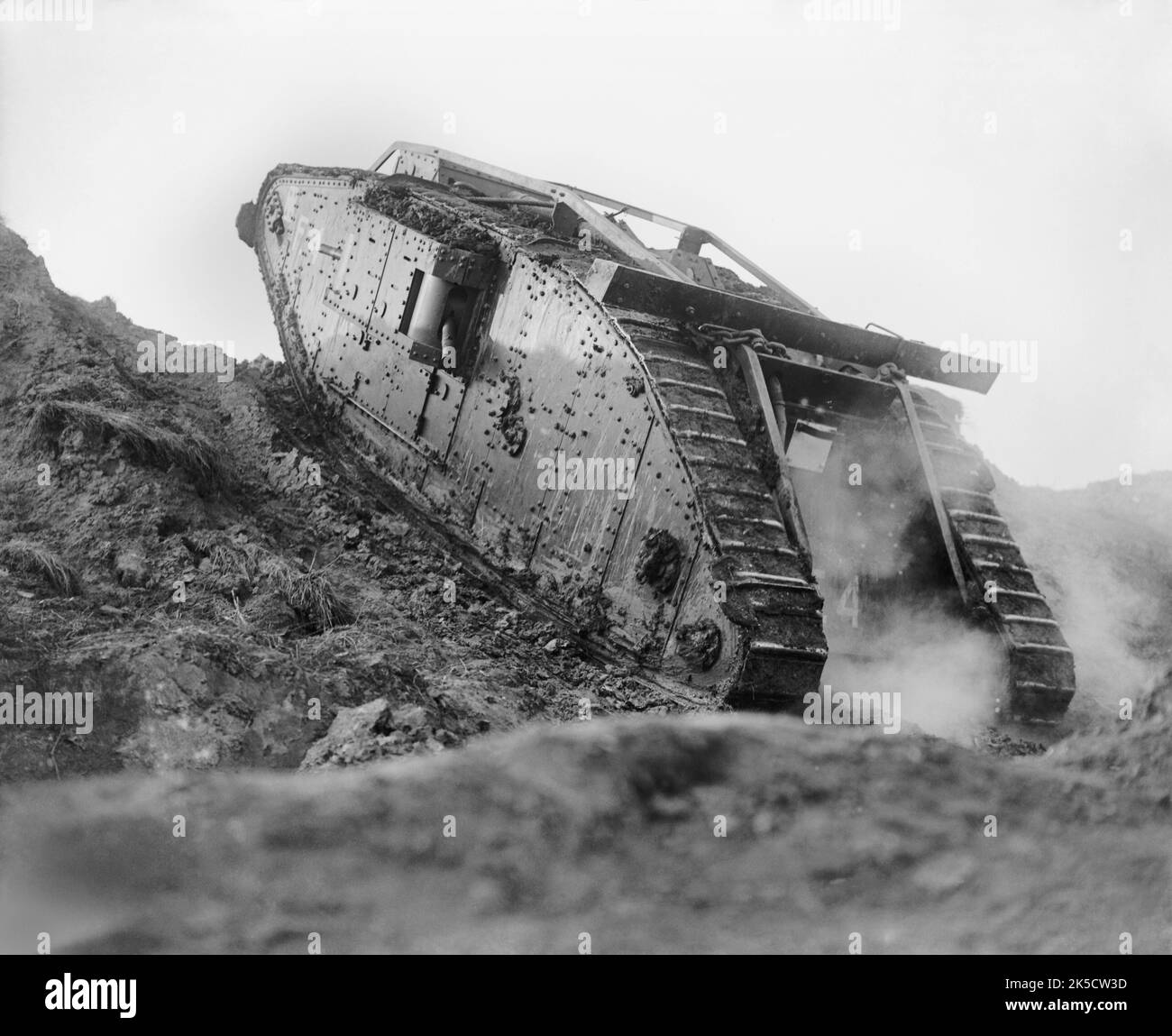 The Tank Warfare on the Western Front, 1917-1918 Stock Photo - Alamy