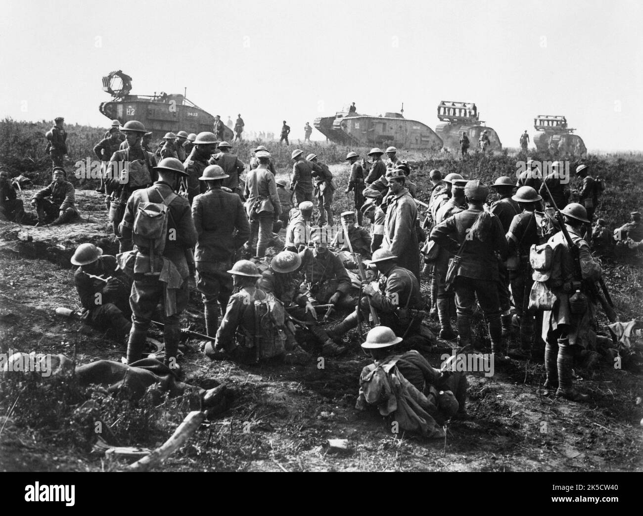 The Hundred Days Offensive, August-november 1918 Stock Photo - Alamy