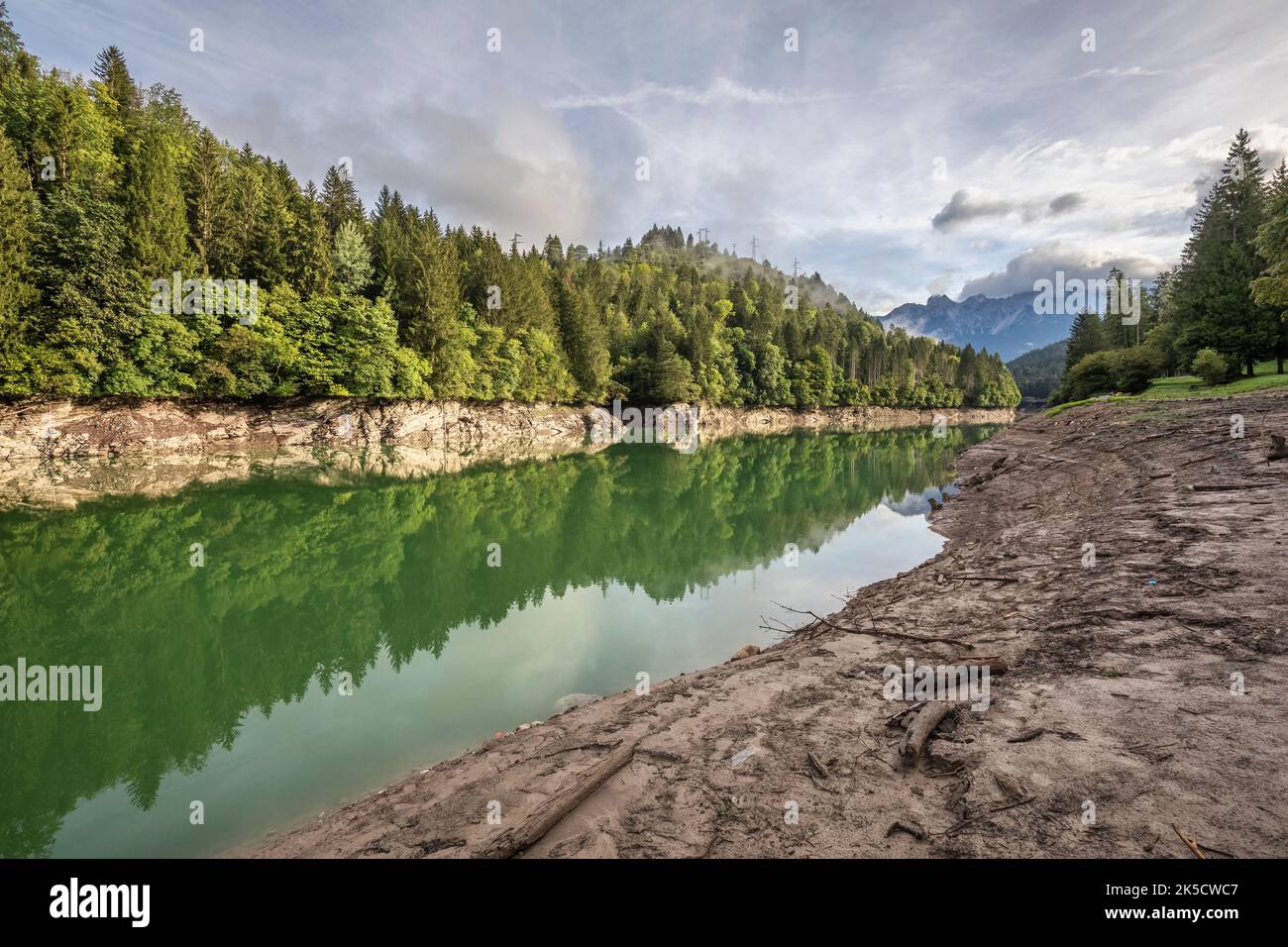 Italy, Veneto, province of Belluno, Domegge di Cadore. Centro Cadore ...