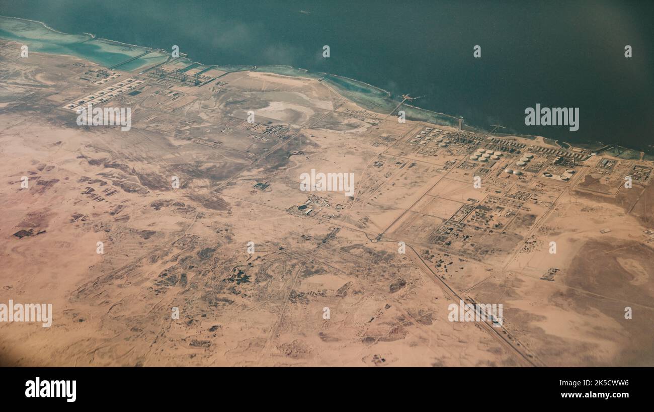 Saudi Arabia, Mecca Province, Jeddah/Jeddah, aerial view Stock Photo ...