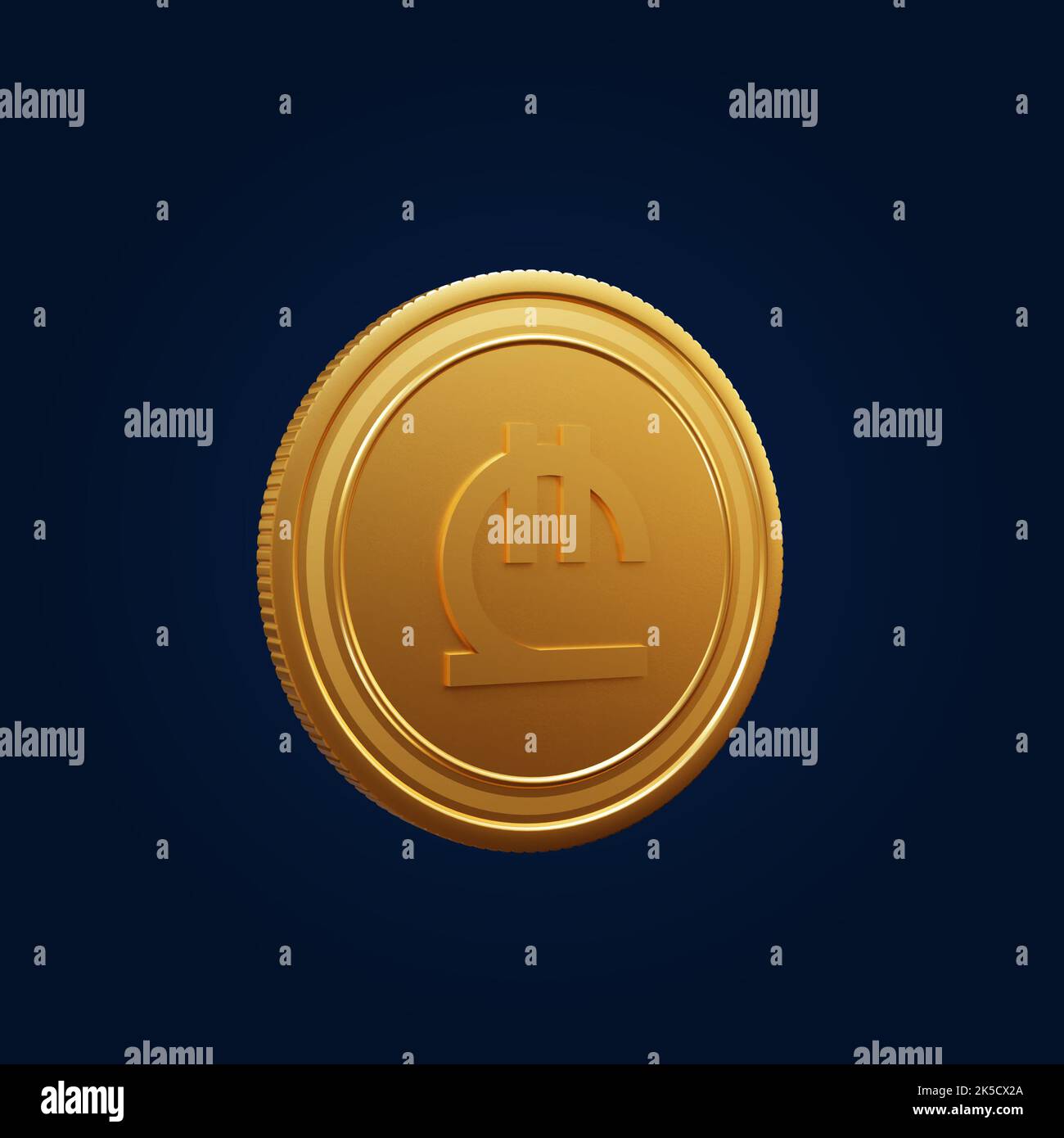 Currency Symbol Georgian lari 3D Illustration Stock Photo - Alamy