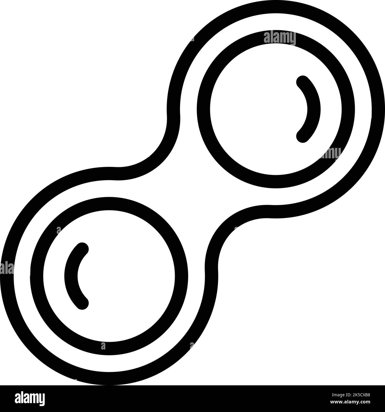 Eye lens case icon Stock Vector Images - Alamy