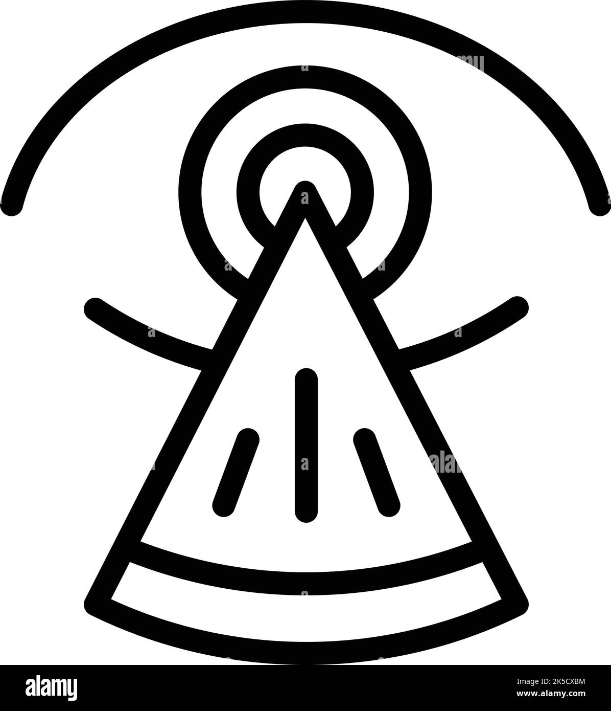 Eye vision icon outline vector. Eyesight correction. Check care Stock ...