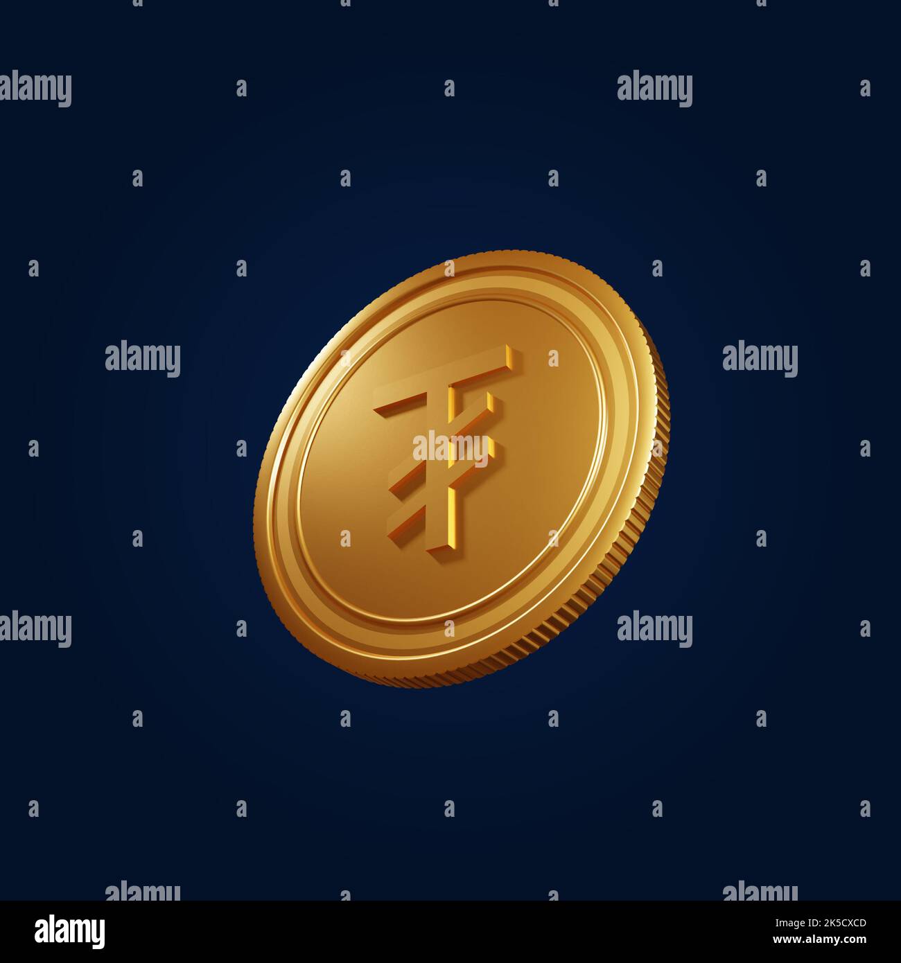 Currency Symbol Mongolian Tugrik 3D Illustration Stock Photo - Alamy