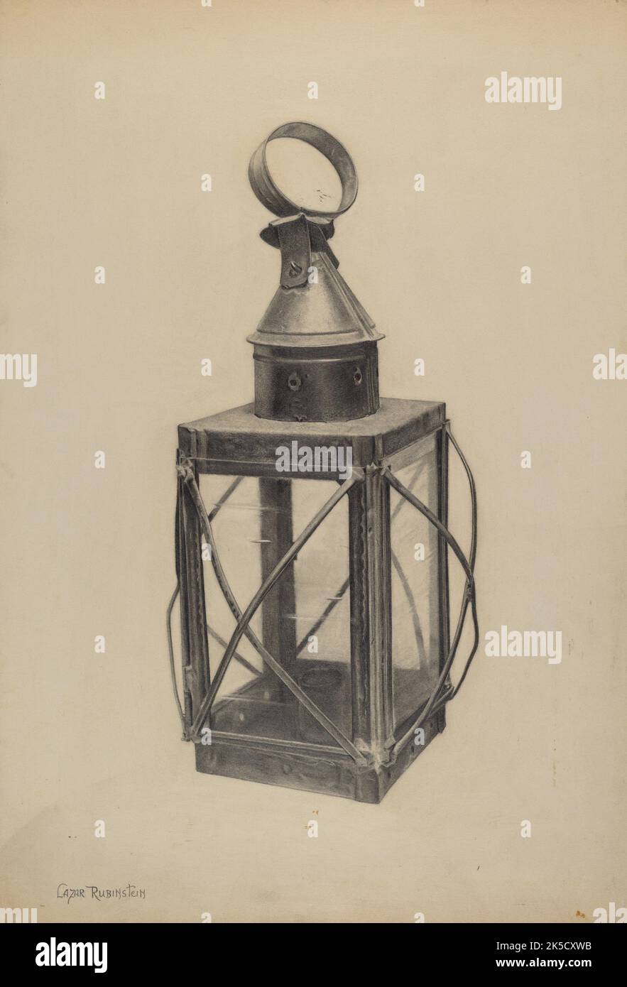 Hand Lantern, c. 1938 Stock Photo - Alamy