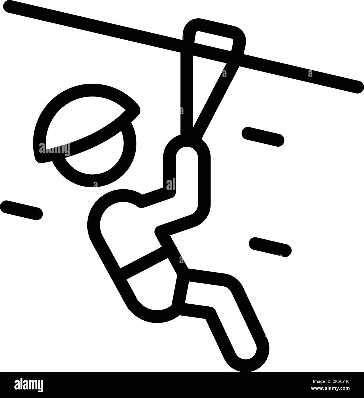 Zipline platform Cut Out Stock Images & Pictures - Alamy