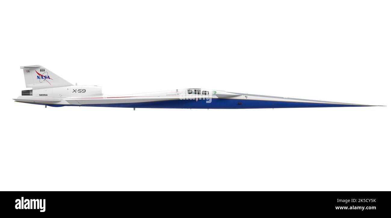 X 59 quiet supersonic technology Cut Out Stock Images & Pictures - Alamy