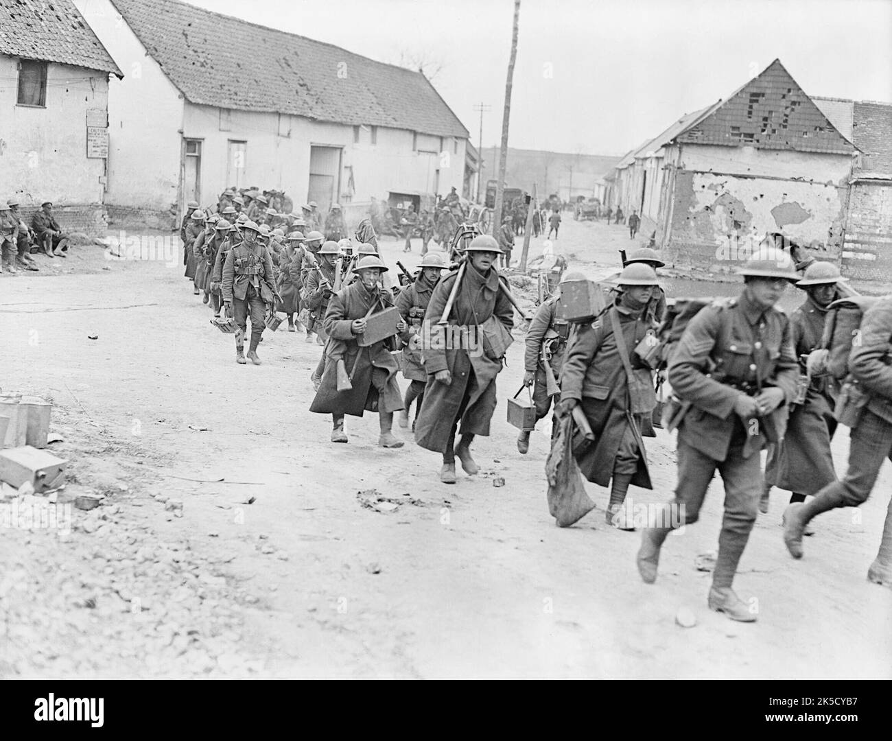 The German Spring Offensive, March-july 1918 Stock Photo - Alamy