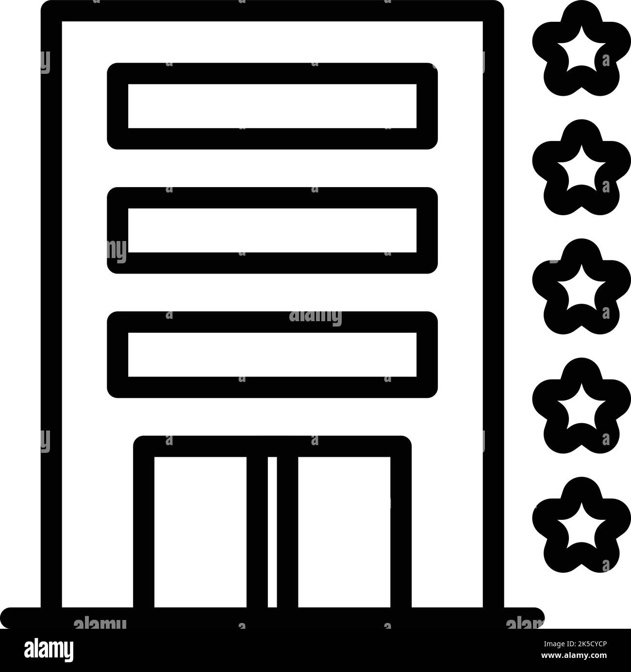 Restaurant building icon outline vector. Bar meal. Cafe shop Stock ...