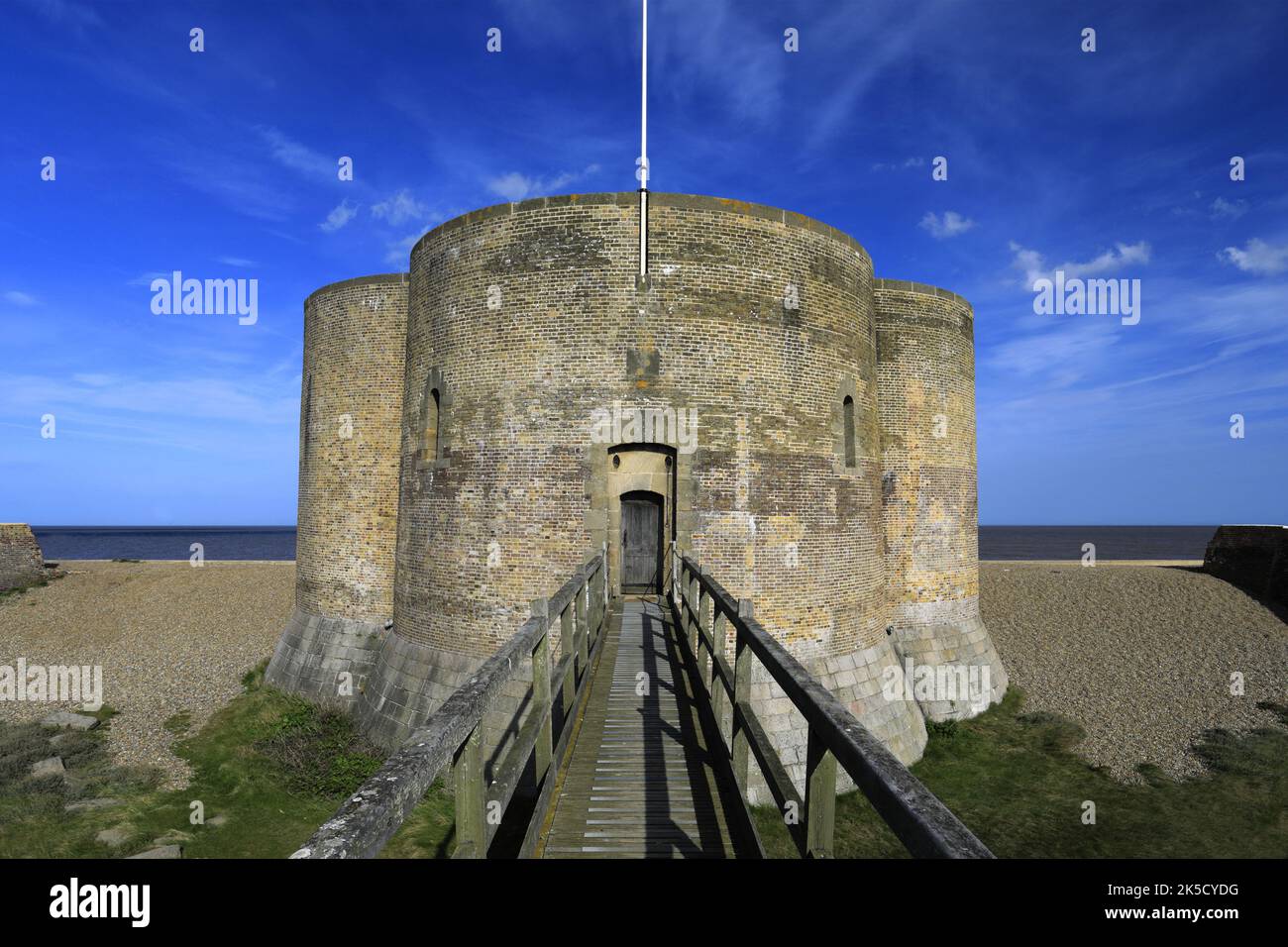 The Martello Tower, Aldeburgh town, Suffolk, East Anglia, England Stock ...