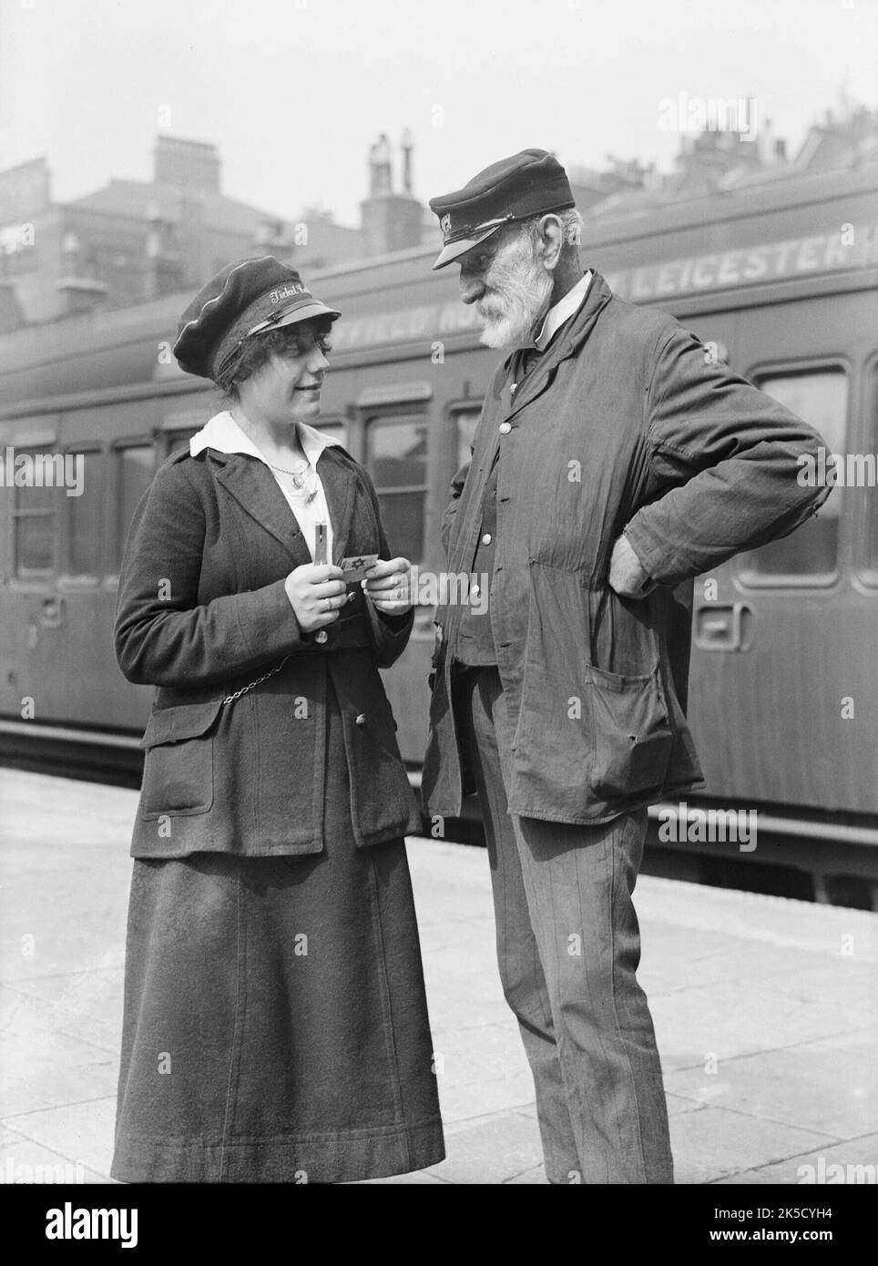 Female railway worker hi-res stock photography and images - Alamy