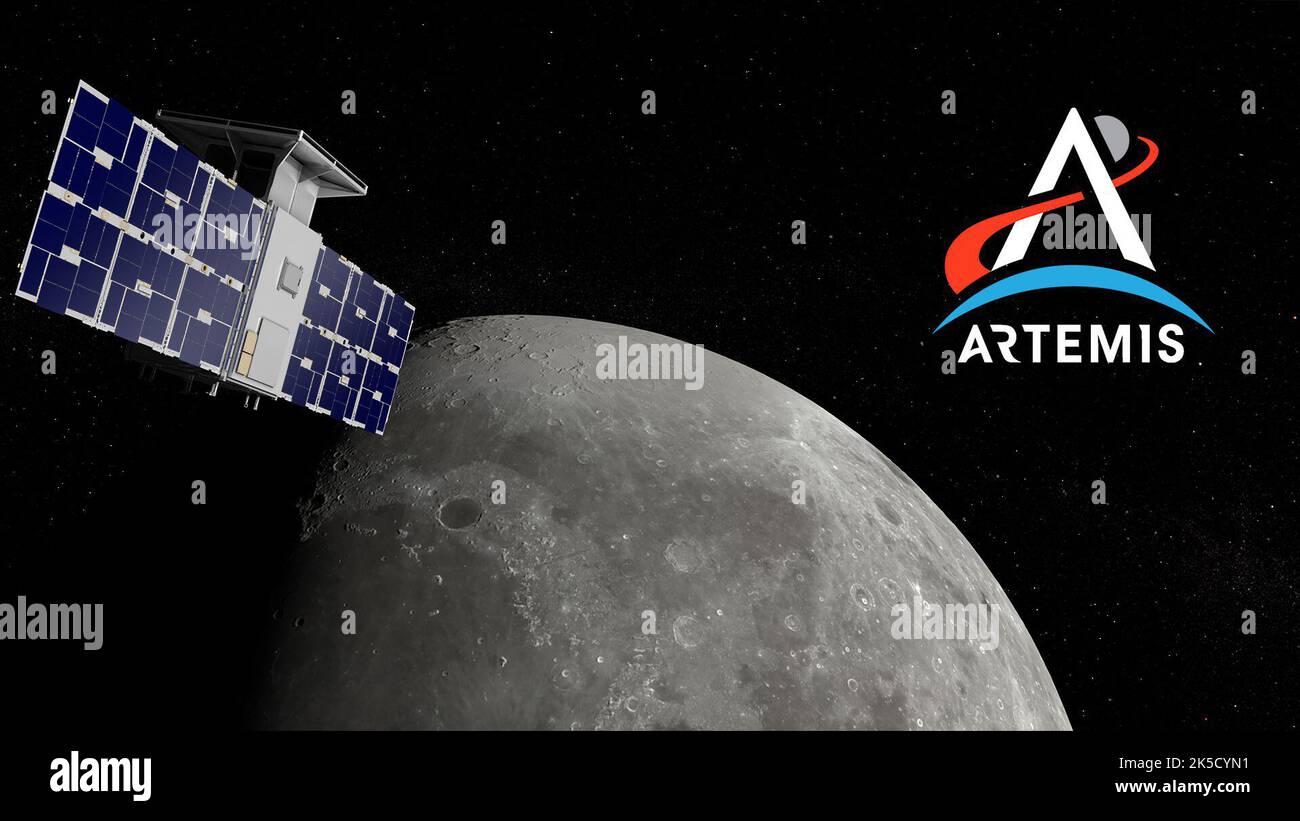 Virtual background of CAPSTONE spacecraft optimized for desktop use (16 ...