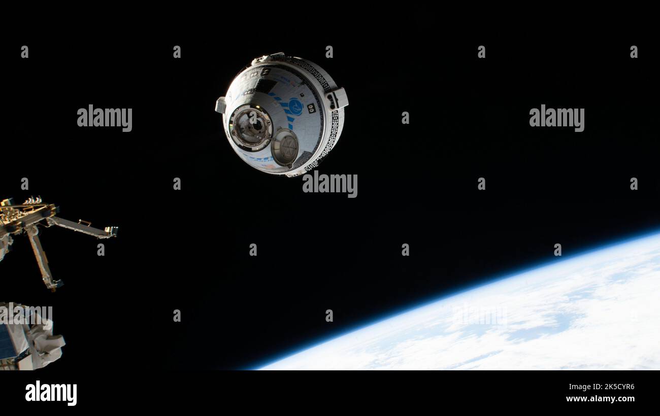 CST-100 Starliner approaches the ISS for automatic docking to the ...