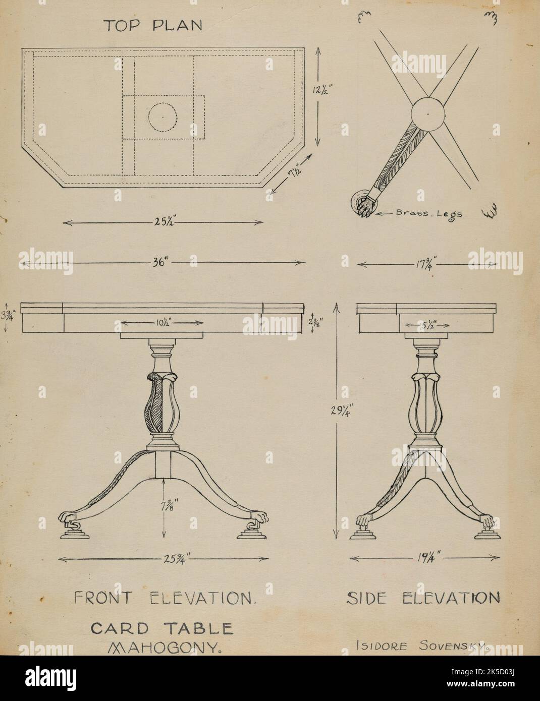 1940's card table hi-res stock photography and images - Alamy