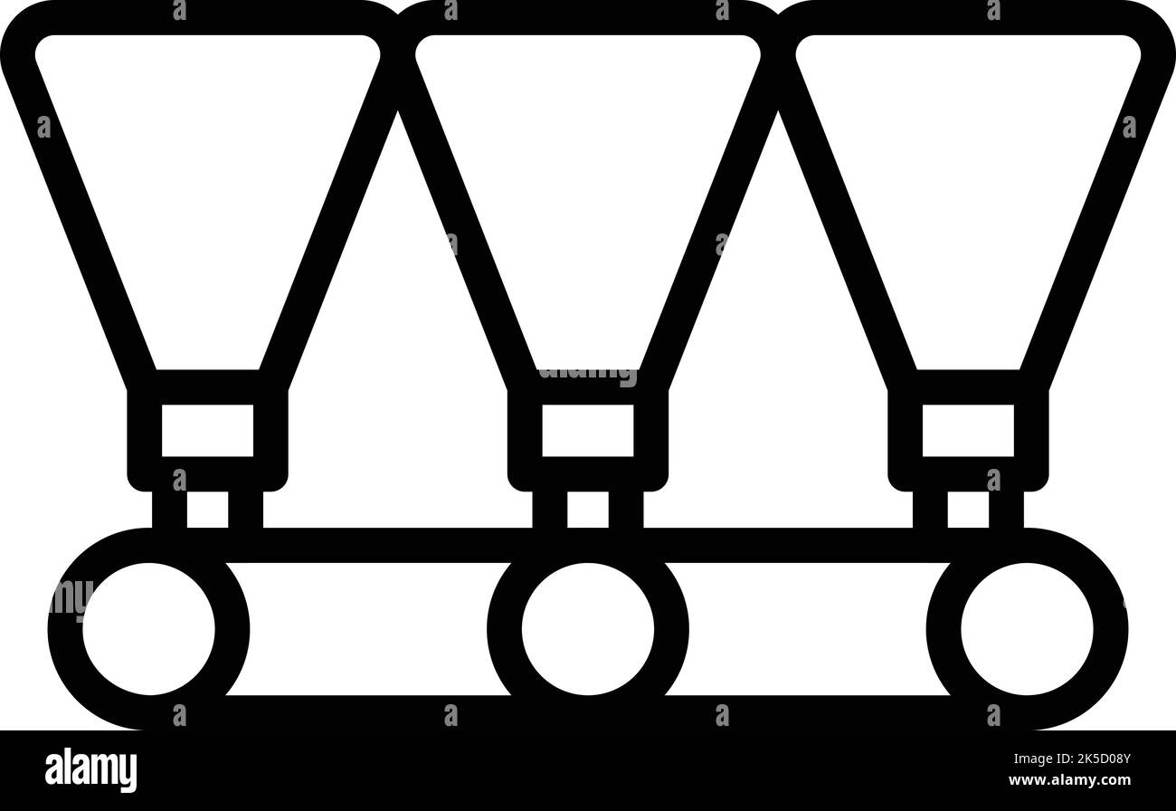 Industry Float Icon Outline Vector Pvc Construction Glass Production Stock Vector Image And Art