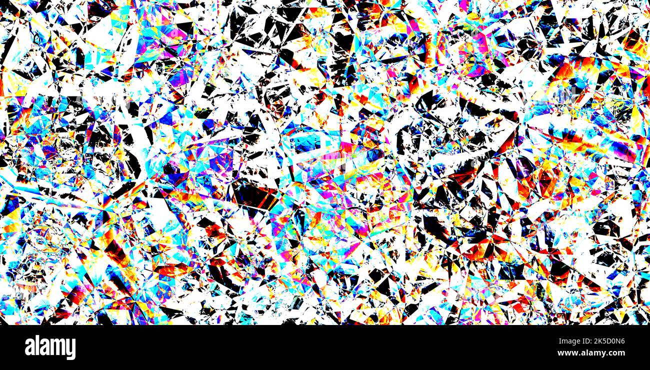 Seamless abstract shattered vaporwave prism refraction background ...