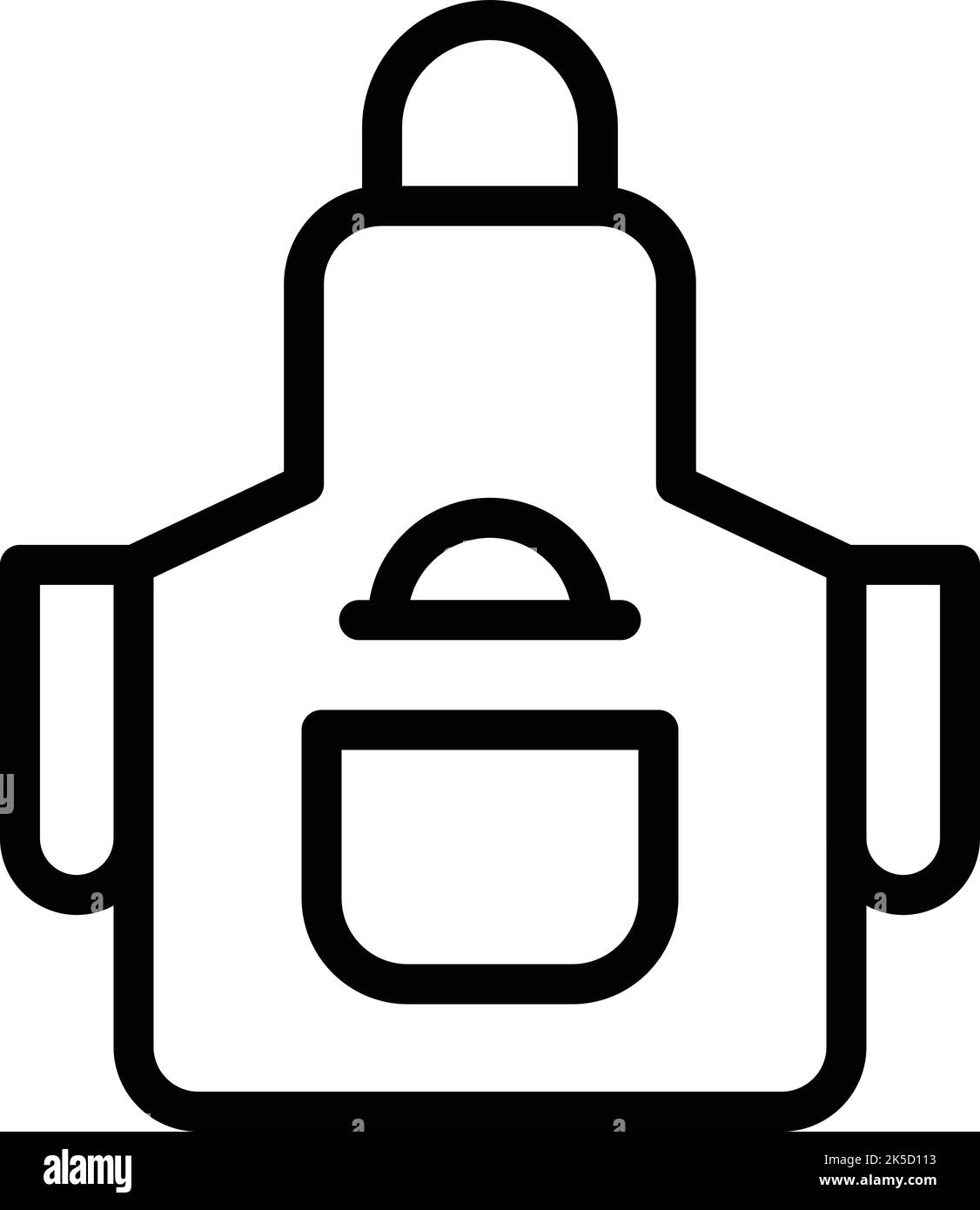 Apron icon outline vector. Food cafe. Meal lunch Stock Vector Image ...