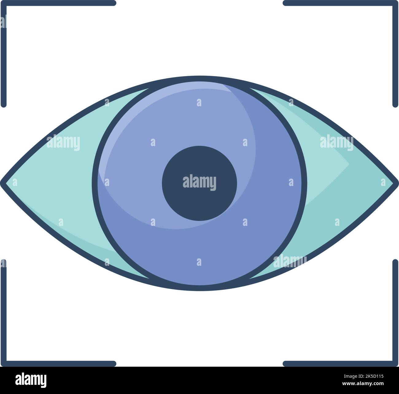 eye scan design Stock Vector Image & Art - Alamy