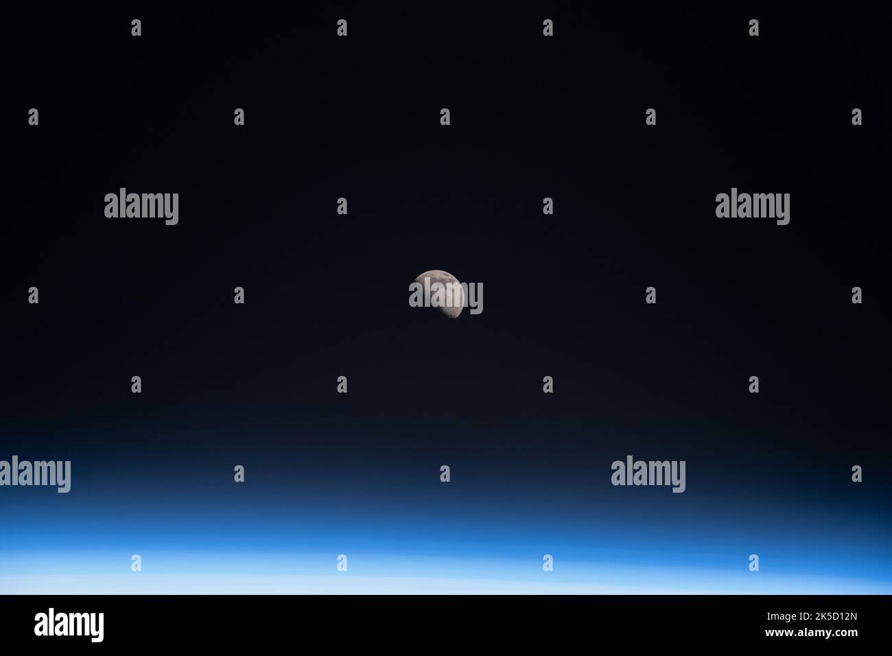 The Full Quarter Moon is pictured from the International Space Station ...
