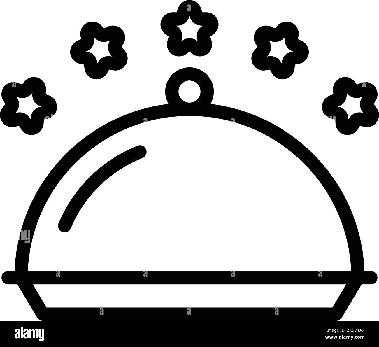 Tray restaurant icon outline vector. Work meal. Dinner lunch Stock ...