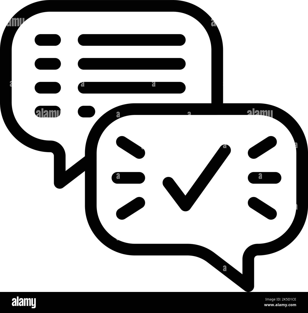 Chat report icon outline vector. Finance credit. Money stamp Stock ...