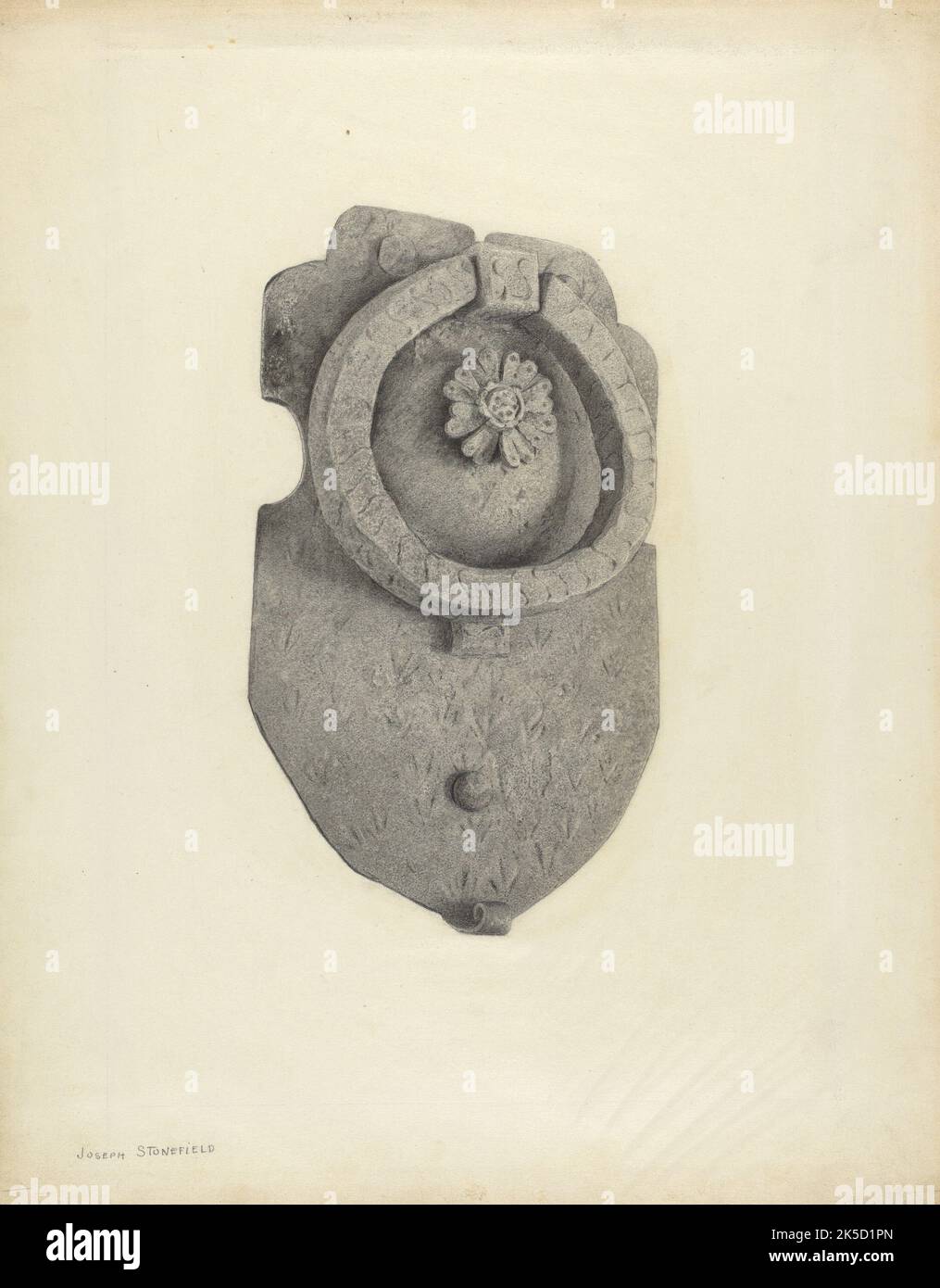 Door Knocker, c. 1939 Stock Photo - Alamy