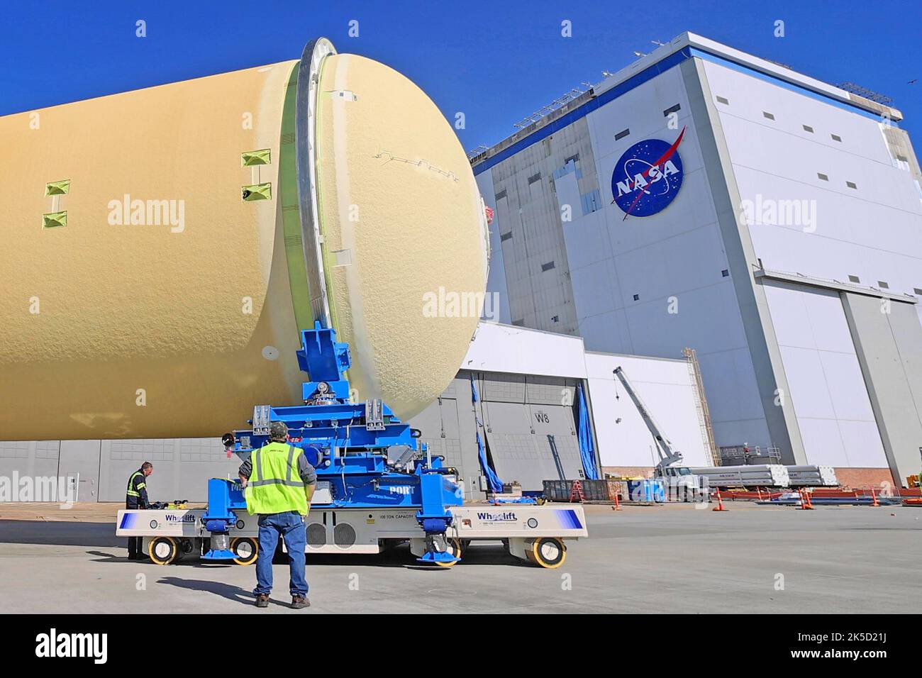 NASA crews at Michoud Assembly Facility in New Orleans reinstalled the ...