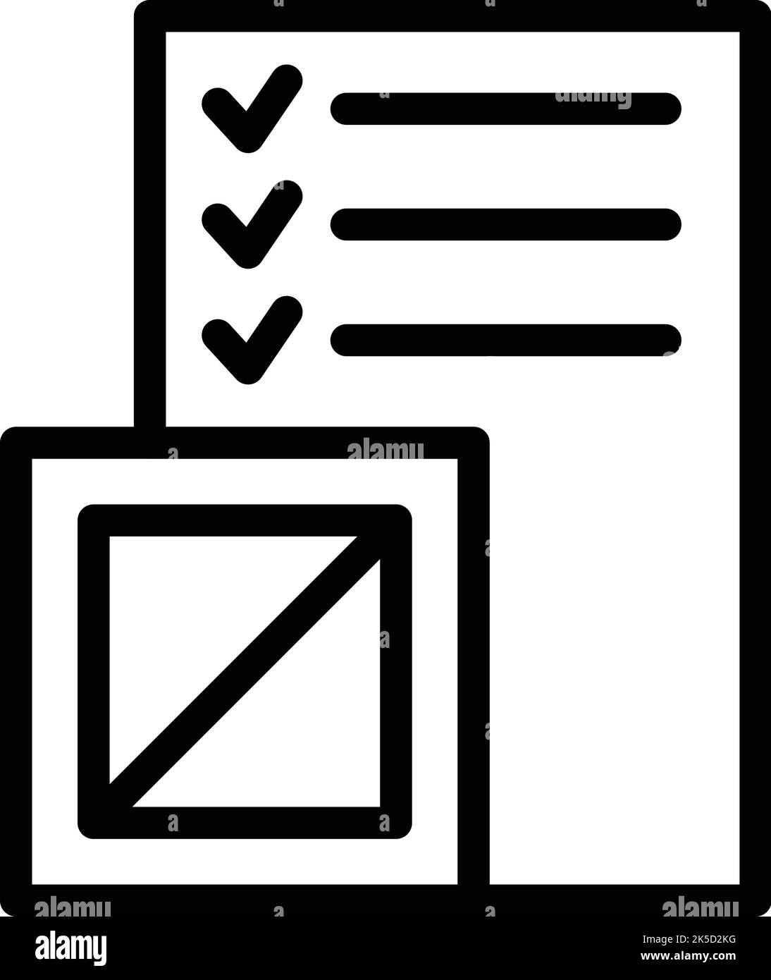 Cargo box icon outline vector. Truck industry. Car ship Stock Vector ...