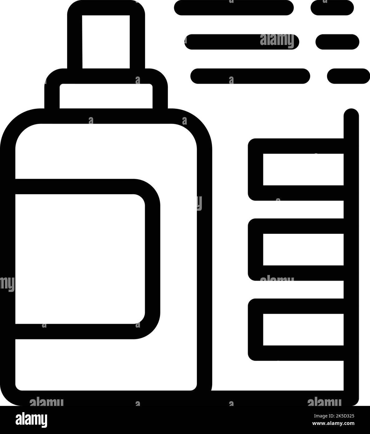 Painter sprayer icon outline vector. Car auto service. Paint gun Stock ...