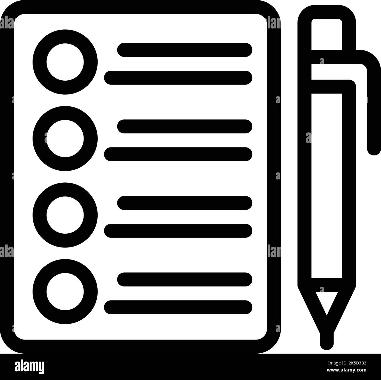 Write to do list icon outline vector. Credit finance. Form paper Stock Vector Image & Art - Alamy